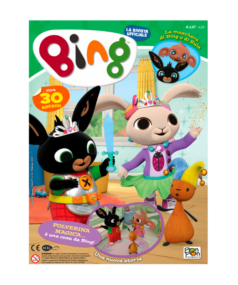 Bing Magazine n. 23 con MASCHERA