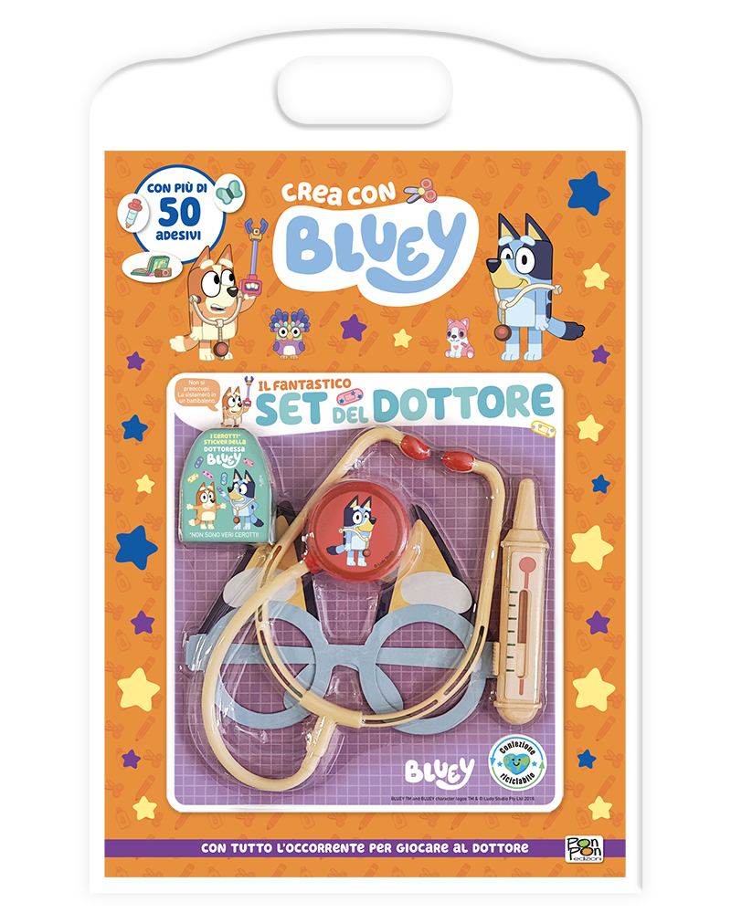 Crea con Bluey. Il fantastico set del dottore