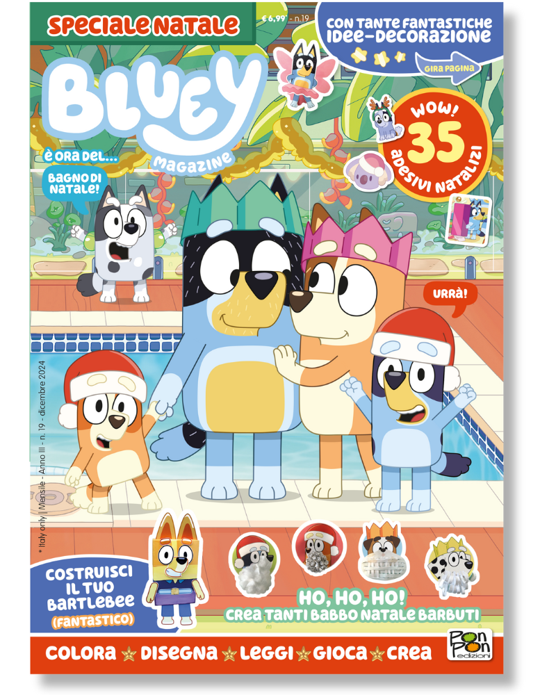 Bluey Magazine n. 19 con Super Set di Natale