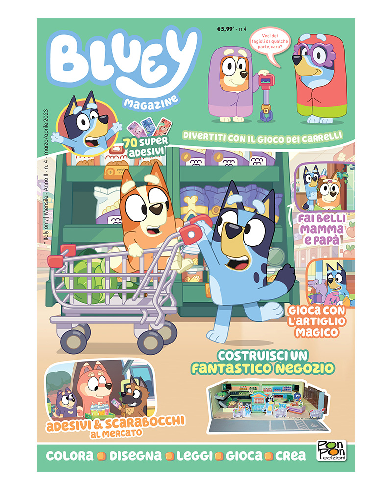 Bluey Magazine n. 4 con Cafè set