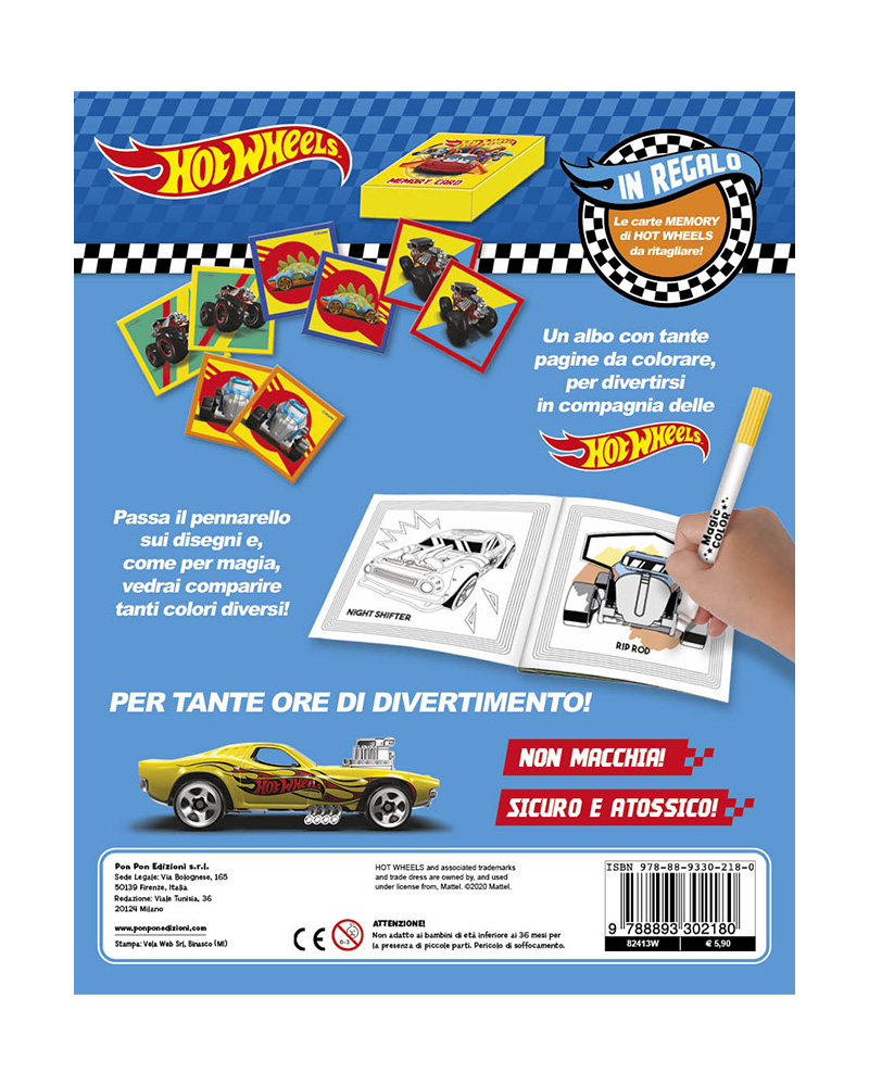 Turbo Color | Hot Wheels| Pon Pon Edizioni